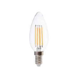 V-TAC LED-Filament-Lampe VT-2127-N, E14, EEK: F, 6W, 600lm, 4000K