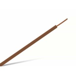 Installationsdraht H05V-U, 1 mm&sup2;, 100 m, braun