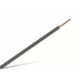 Installationsdraht H05V-U, 1 mm&sup2;, 100 m, grau