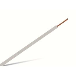 Installationsdraht H05V-U, 1 mm&sup2;, 100 m, wei&szlig;
