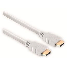 S-IMPULS HDMI-Kabel, HIGH SPEED WITH ETHERNET, 7,5 m, wei&szlig;