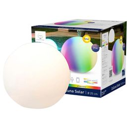 TINT M&uuml;ller-Licht Solar LED-Gartenleuchte Calluna, &Oslash; 25 cm, RGB+W