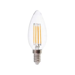 V-TAC LED-Filament-Lampe VT-2127, E14, EEK: F, 6W, 600lm, 3000K