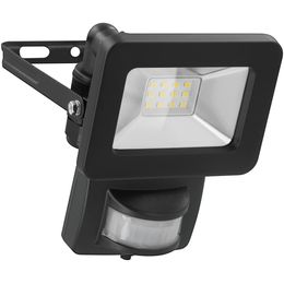 goobay LED-Fluter mit Bewegungsmelder, 10W, 850lm, 4000K, schwarz