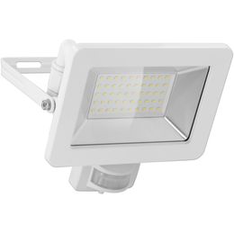 goobay LED-Fluter mit Bewegungsmelder, 50W, 4250lm, 4000K, wei&szlig;