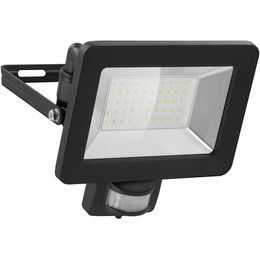 goobay LED-Fluter mit Bewegungsmelder, 50W, 4250lm, 4000K, schwarz