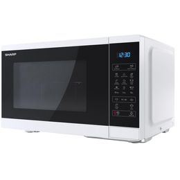 Sharp Mikrowelle YC-MG252AE-W, weiss, mit Grill, 25 L, 11-Stufen, 900 W