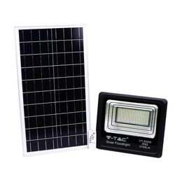 V-TAC Solar LED-Fluter VT-200W, 40 W, 4000 K, mit Panel + Fernbedienung