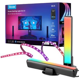 GOVEE LED-Leuchten-Kit f&uuml;r 27...34" PC Monitore, EEK: G, Wi-Fi, Bluetooth
