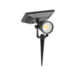 V-TAC Solar LED-Gartenleuchte VT-952, 2 W, 4000 K, IP65, schwarz