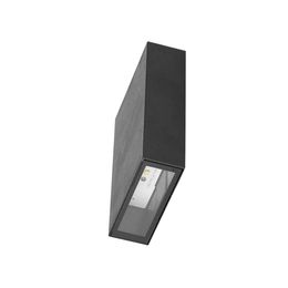 V-TAC LED-Wandleuchte VT-844, EEK: F, 4 W, 400 lm, 6400 K, schwarz