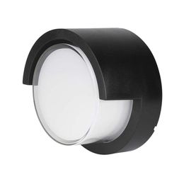 V-TAC LED-Wandleuchte VT-827, EEK: F, 12 W, 1155 lm, 4000 K, schwarz