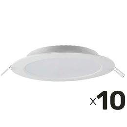 V-TAC LED-Einbauleuchte VT-61006, EEK: E, 6 W, 660 lm, 4000 K, 10 St&uuml;ck