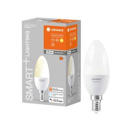 LEDVANCE LED-Lampe SMART+ WiFi Candle, B40, E14, EEK: F, 4,9 W, 470 lm, 2700 K, Smart