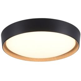 JUST LIGHT LED-Deckenleuchte 14347-18 schwarz, 29 W, 3400 lm, 3000 K