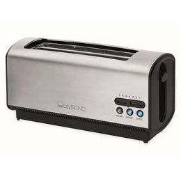 Clatronic Langschlitz, Toaster TA 3687, 1200 W, Edelstahlgeh&auml;use