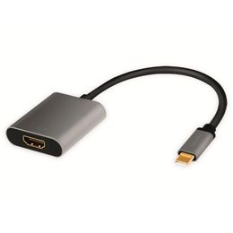 Logilink USB3.2 Adapter CUA0103, USB-C/HDMI, Alu, 4k, 0,15m