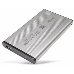 Logilink Festplatten-Geh&auml;use, 6,35 cm (2,5"), USB 3.0/SATA, silber