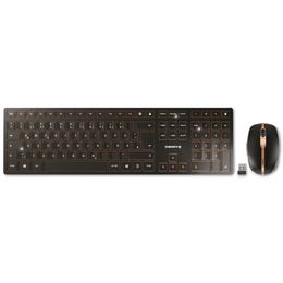 Cherry Maus- und Tastaturset DW 9100, Slim, schwarz
