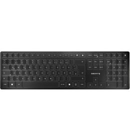 Cherry Tastatur KW 9100 Slim schwarz/silber