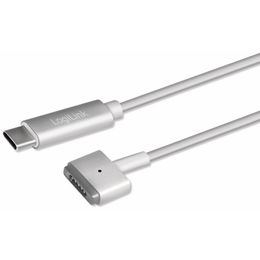 Logilink USB-C Ladekabel PA0226, 1,8 m, zu Apple Mag Safe 2, silber