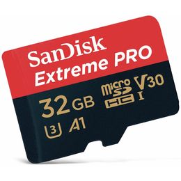 Sandisk microSDHC Speicherkarte Extreme Pro, 32 GB, UHS-I U3
