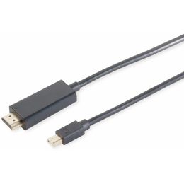 S-IMPULS 1.2 DisplayPort-Kabel, MiniDP/HDMI, Stecker/Stecker, 4K, 1,0 m