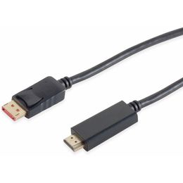 S-IMPULS 1.4 DisplayPort-Kabel, DP/HDMI, Stecker/Stecker, 4K, 7,5 m