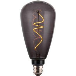 ENOVALITE LED-Filament-Lampe, Vintage, PEAR, Smoke, E27, 4W, 40lm