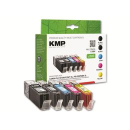 KMP Tintenpatronen-Set kompatibel zu Canon PGI-550PGBK XL, Nr. 551