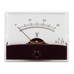 Einbau-Messinstrument mit Spiegelskala, 0...30 V-