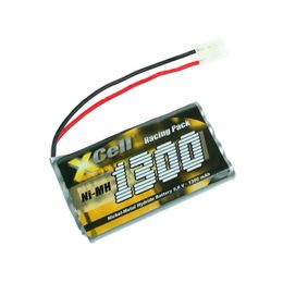 XCELL Ni-MH Akku 114363 RC-Pack, 9,6 V, 1300mAh, L4x2