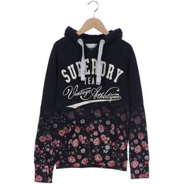 Superdry Damen Kapuzenpullover, schwarz, Gr. 36