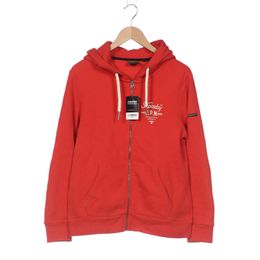 Superdry Damen Kapuzenpullover, rot, Gr. 42