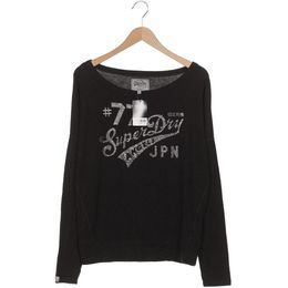 Superdry Damen Sweatshirt, schwarz, Gr. 36