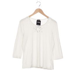 Gerry Weber Damen Langarmshirt, weiß, Gr. 42