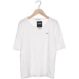 Lacoste Damen T-Shirt, weiß, Gr. 36