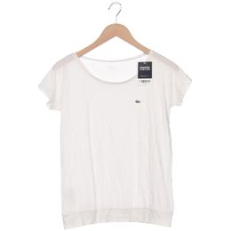 Lacoste Damen T-Shirt, weiß, Gr. 38