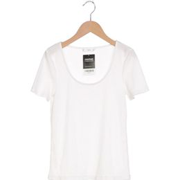 Mango Damen T-Shirt, weiß, Gr. 36