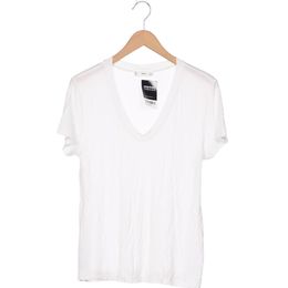 Mango Damen T-Shirt, weiß, Gr. 38