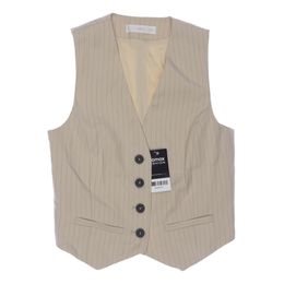 Mango Damen Weste, beige, Gr. 32