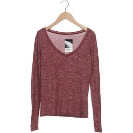 Hollister Damen Langarmshirt, bordeaux, Gr. 38