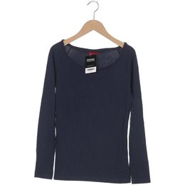 Hugo by Hugo Boss Damen Langarmshirt, marineblau, Gr. 38