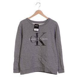 Calvin Klein Jeans Damen Sweatshirt, grau, Gr. 38