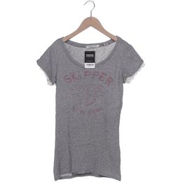 Maison Scotch Damen T-Shirt, grau, Gr. 36