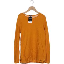 Tom Tailor Damen Pullover, gelb, Gr. 38