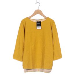 Tom Tailor Damen Pullover, gelb, Gr. 34