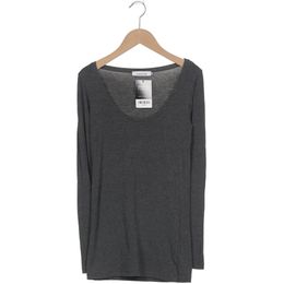 Samsøe & Samsøe Samsoe & Samsoe Damen Langarmshirt, grau, Gr. 36