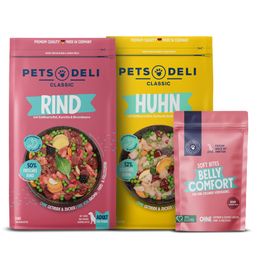 Pets Deli Trockenfutter Classic Bundle für Hunde -40% - 2 x 2kg / 1x 300g