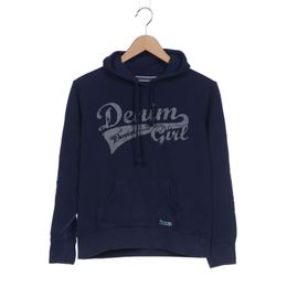 Tom Tailor Denim Damen Kapuzenpullover, marineblau, Gr. 38